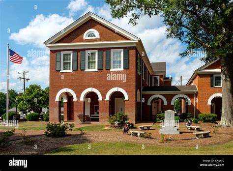 Middlesex County Courthouse Courthouse Square Saluda Virginia Stock