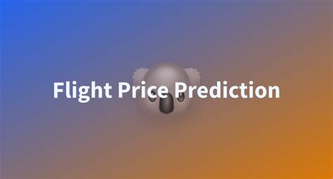Flight Price Prediction A Hugging Face Space By SamiThakur