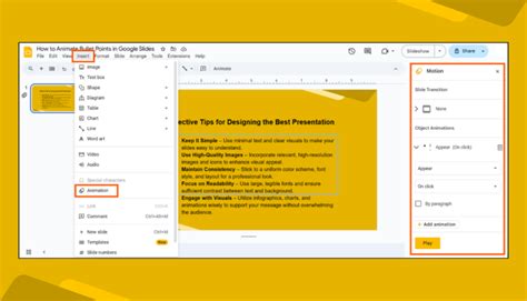 How To Animate Bullet Points In Google Slides Easy Guide