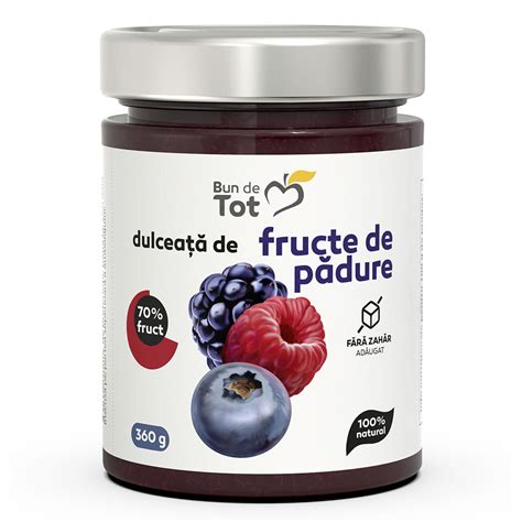 Dulceata De Fructe De Padure Dulceata Fara Zahar 360 G Da Farmacia