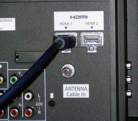 Connecting A Hd Video Source Using Hdmi Cable