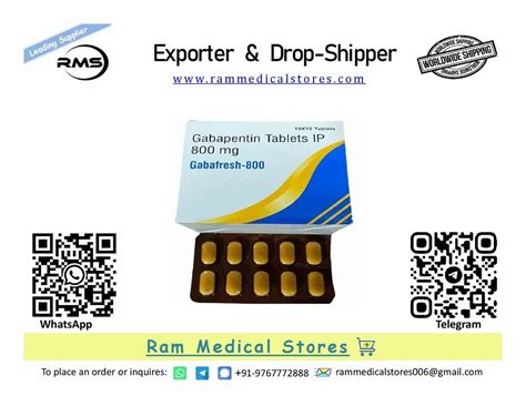 Gabafresh Gabapentin 800mg Tablet 10 Tablets At ₹ 850 Stripe In Nagpur