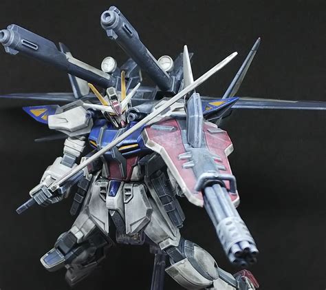 Hgルカス・オドネル専用ストライクe＋iwsp｜機動病院さんのガンプラ作品｜gunsta（ガンスタ）