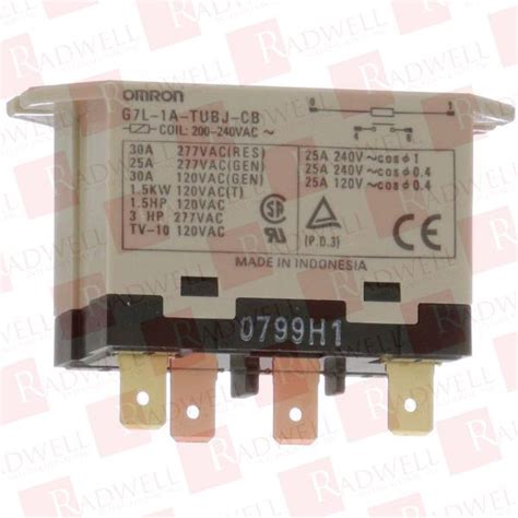 G7l 1a Tub Cb Ac200240 Solid State Overloadrelay By Omron