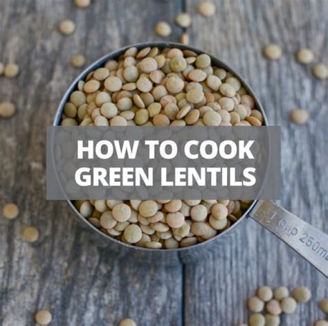 How To Cook Lentils On The Stove