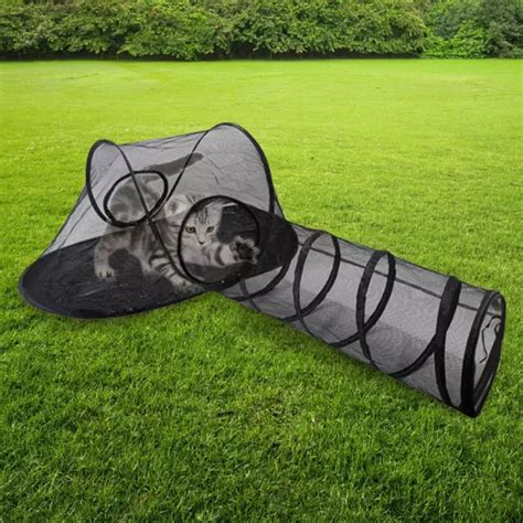 ENCLOS EXTÉRIEUR POUR chats tente et Tunnel pour chiots maison de jeu