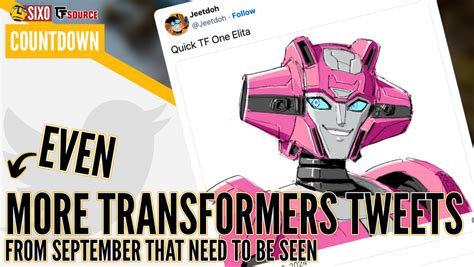 Even More Transformers Tweets From September That Need To Be Seen