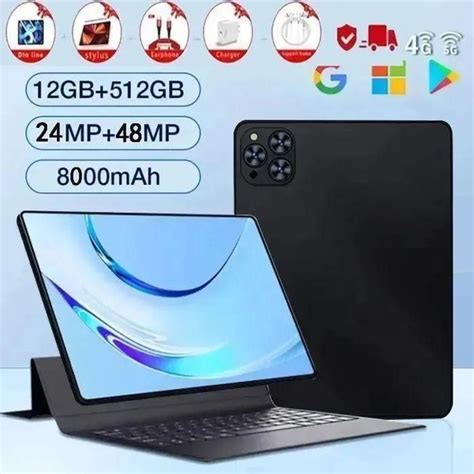 Купить планшет андроид 11 Pro S-8000 мАч 12 ГБ+512 ГБ графический для ...