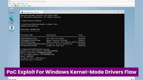 donna r on linkedin poc exploit released for windows kernel mode