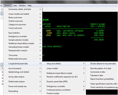 Tutorial How To Run Panel Data Analysis By Using Stata Compared To