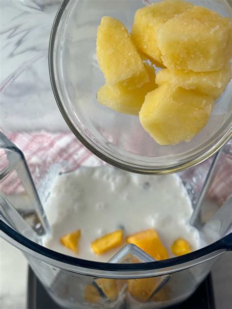 Mango Pineapple Coconut Smoothie Recipe