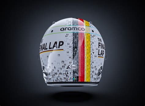 Sebastian Vettel Auctioning Space On The Final Lap Helmet