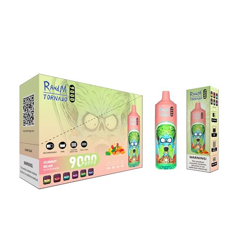 RANDM TORNADO GUMMY BEAR DISPOSABLE VAPE DEVICE 9000 PUFFS 5