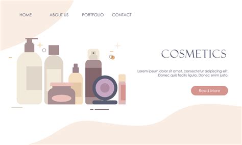 Set Cosmetic Containers Bottles Facial Beauty Spa Vector 10412195