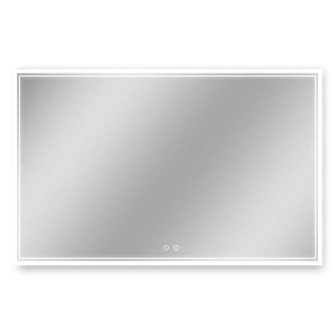 HOMLUX 36 In W X 36 In H Rectangular Frameless LED Light With Anti