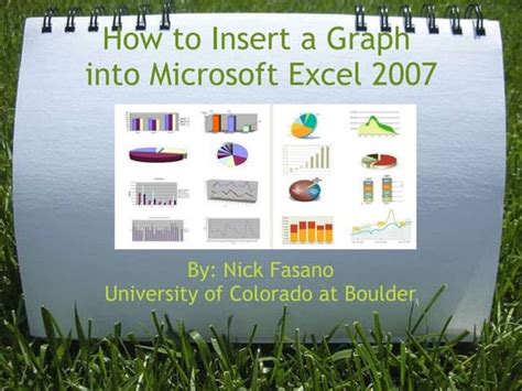 How To Insert A Graph Into Microsoft Excel 2007 Ppt