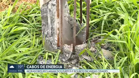 Vídeo Furtos de cabos de energia deixam moradores no escuro em várias