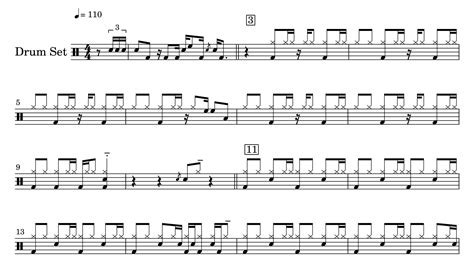 Skate Silk Sonic Drum Sheet Music