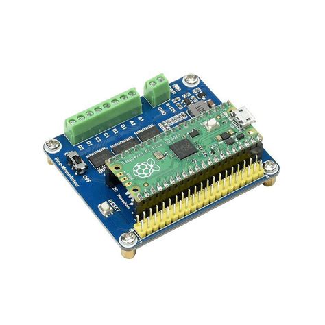raspberry pico motor drive expansion board 4 way dc motor interface 5v