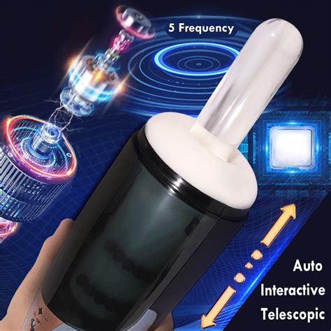 ผู้ชายดูดหีอัตโนมัติtelescopicเสียงvibratorอวัยวะเพศชายอมควยการฝึกอบรม