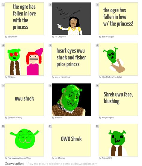 The Ogre Has Fallen In Love With The Princess Drawception