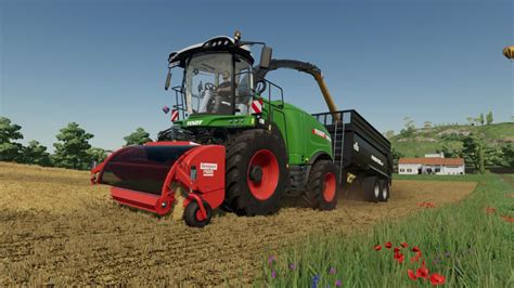 Forage Harvester Straw Pickup Fs22 Kingmods