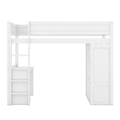 Gotagee Hochbett Jugendbett 90x200cm Vielseitiges Kinderbett