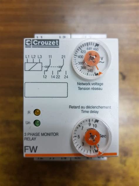 Crouzet 3 Phase Monitor Relay Fw At Luisa Annette Blog