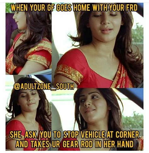 An Image Of A Woman Talking To Someone In Her Car With The Captionwhen