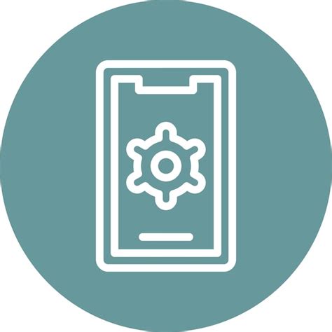Premium Vector Vector Design Mobile Settings Icon Style
