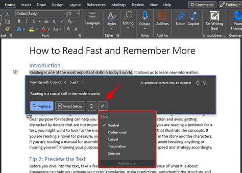 How To Use Copilot In Word