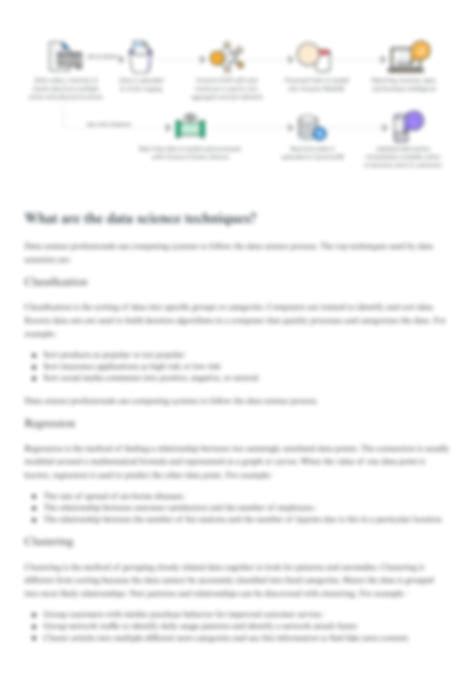 Solution What Is Data Science Studypool