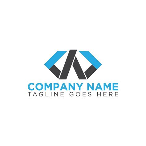 A Letter Modern Web Developer Vector Logo Icon Template Design