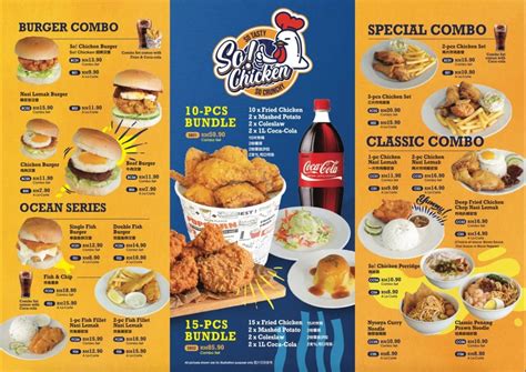 So Chicken Menu Malaysia Harga Dikemaskini 2024