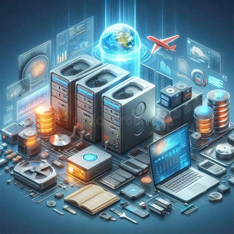 Data Storage Cloud Computing Internet Of Things Stock Photo Image
