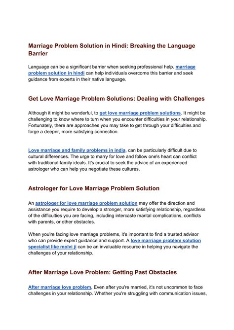 Ppt Intercaste Love Marriage Problem Solution With Obstacles