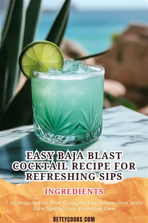 Easy Recipes Baja Blast Cocktail Tropical And Refreshing