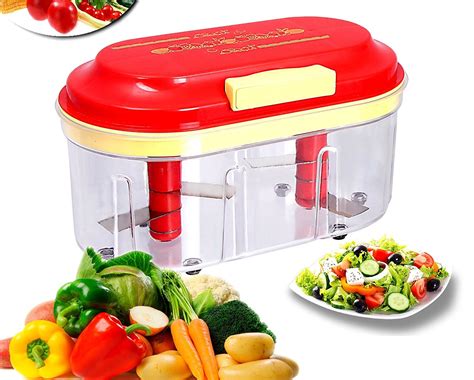 Buy Easy Pull Manual Food Processor Big Vegetable Chopper Double Blade