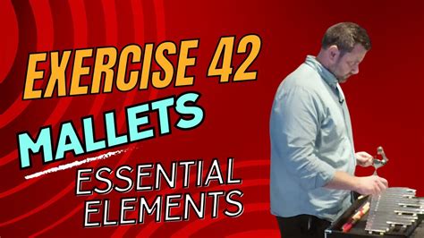 Exercise 42 Skip To My Lou Mallets Essential Elements Percussion Book 1 Youtube
