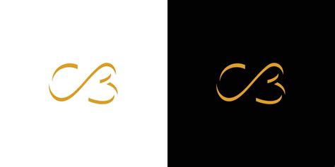 Modern And Unique Handwritten Letter Cb Initials Logo Design 26125887