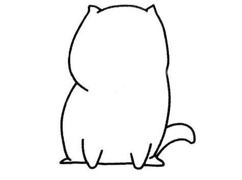 胖的猫怎么画 简笔画 简易 第2页 大山谷图库