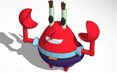 3d Design Mr Krabs Tinkercad