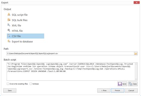 Apexsql Log 2016 Screen Shot Tour