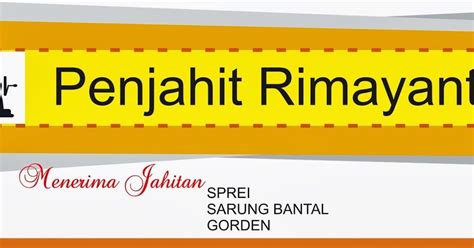 Detail Contoh Desain Spanduk Penjahit Koleksi Nomer 31