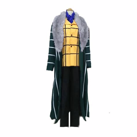 One Piece Sir Crocodile Cosplay Black Costume Full Set In Anime