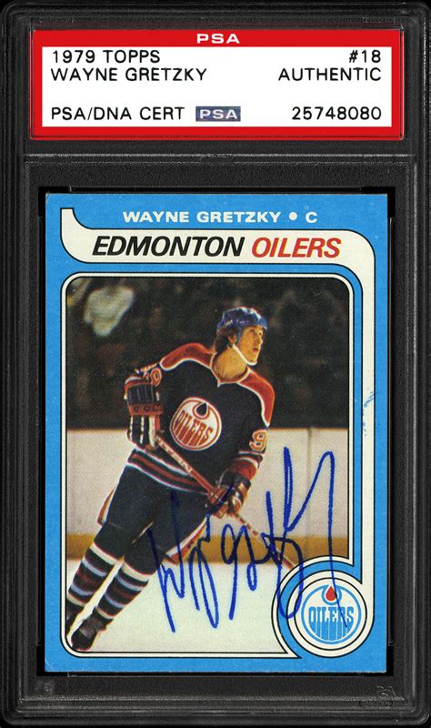 Wayne Gretzky Iconic Ink Facsimile Auto Autograph Edmonton Oilers Only