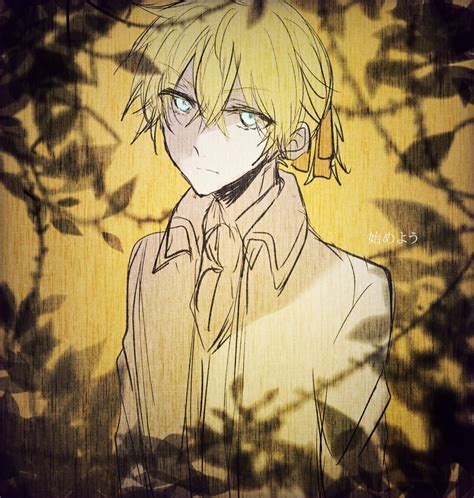 Kagamine Len And Allen Avadonia Vocaloid And 2 More Drawn By Warabi