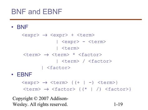 3 Describing Syntax Ppt