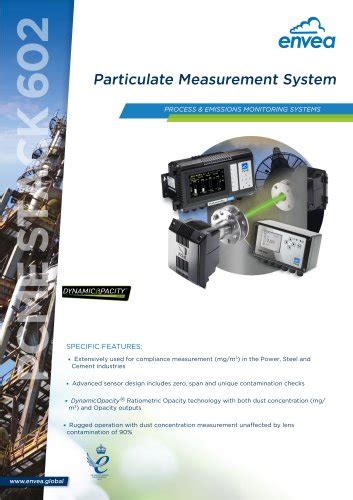 Pcme Stack 710 Dust Monitor Envea Pdf Catalogs Technical