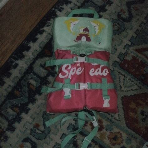 Speedo Swim Floatation Device Swim Vest Certified American Red Cross Approved Us Coast Guard